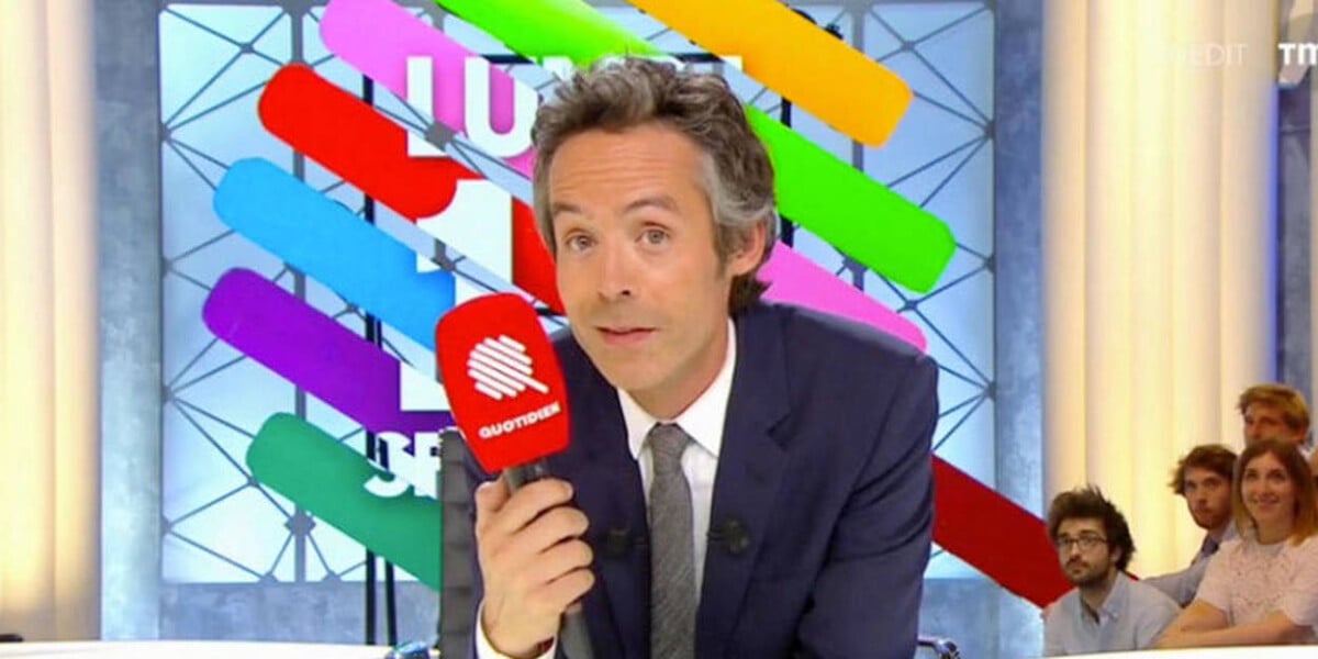 Photo : Yann Barthès présente l'émission "Quotidien" depuis son ...