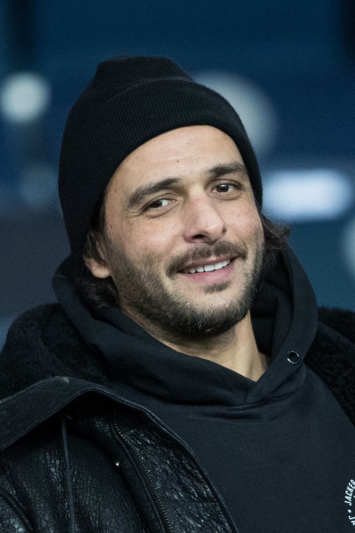 Photo : Maxim Nucci dans les tribunes lors du match de Champions League ...