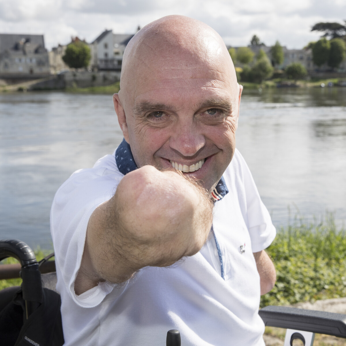 Photo : Philippe Croizon (Il sort prochainement un livre " Pas de bras ...