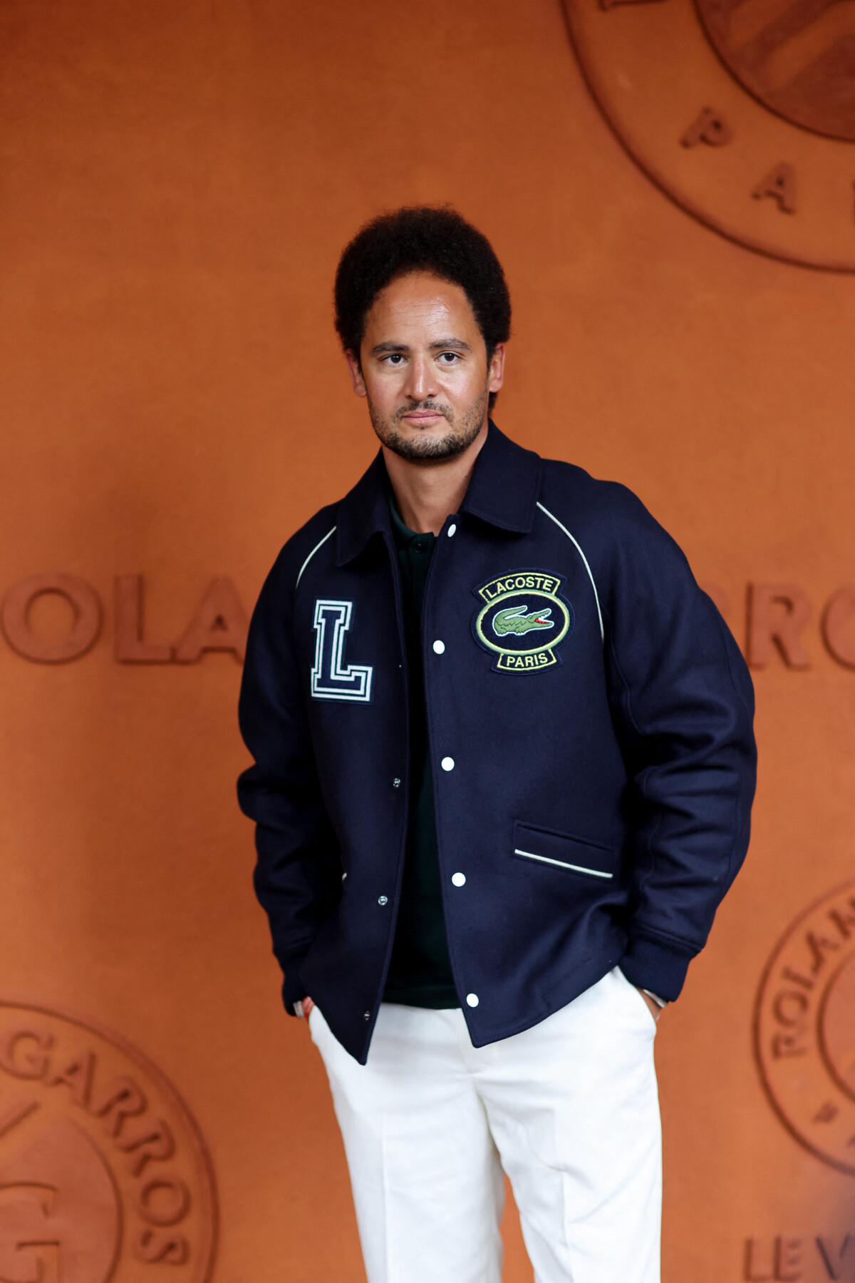 Photo : Louis-Nicolas Darbon au village lors des Internationaux de ...
