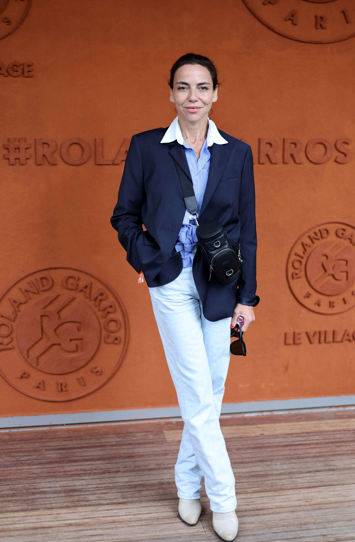 Photo : Sandra Sisley au village lors des Internationaux de France de ...