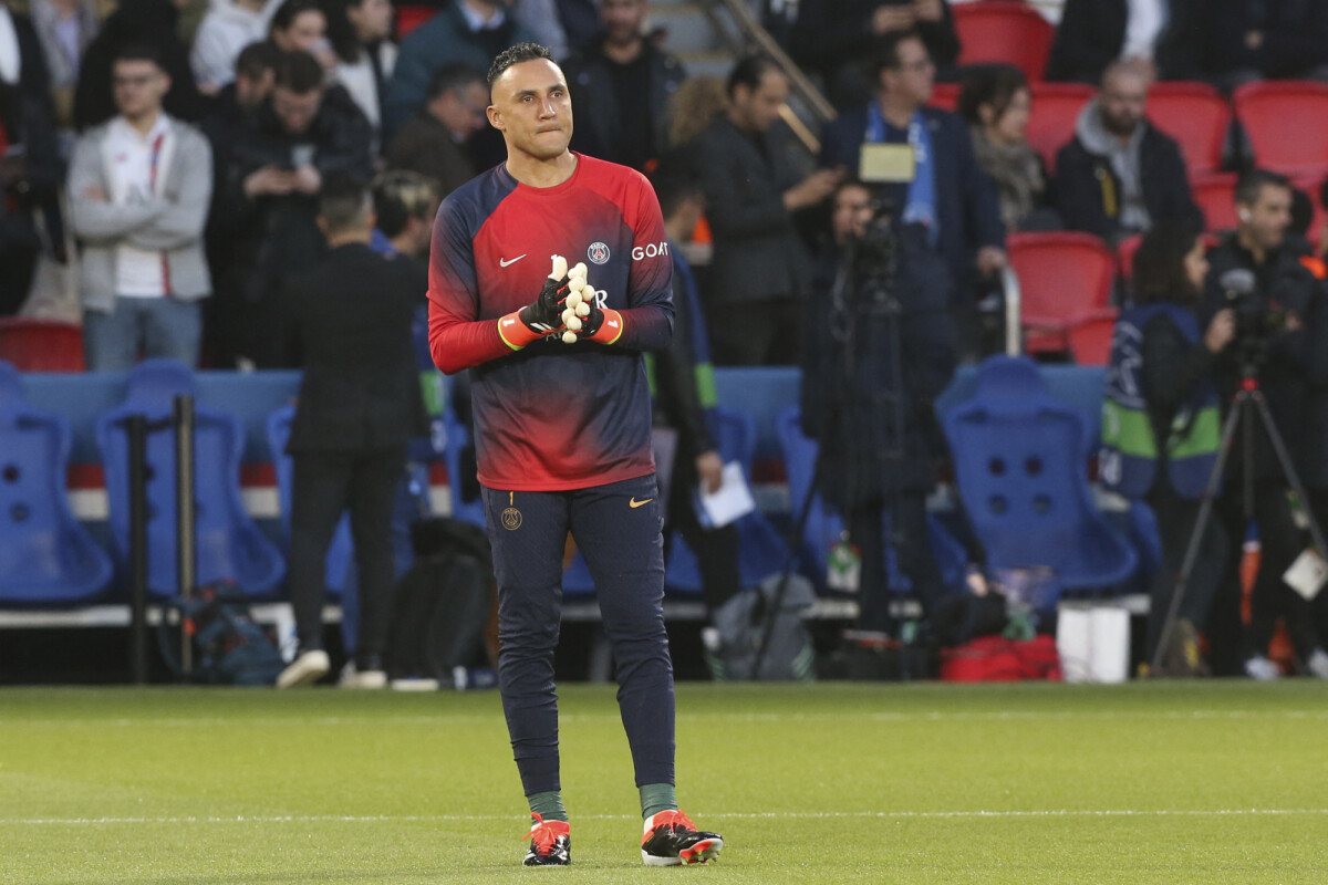 Photo : Keylor Navas (PSG) - Quart de finale aller de Ligue des ...