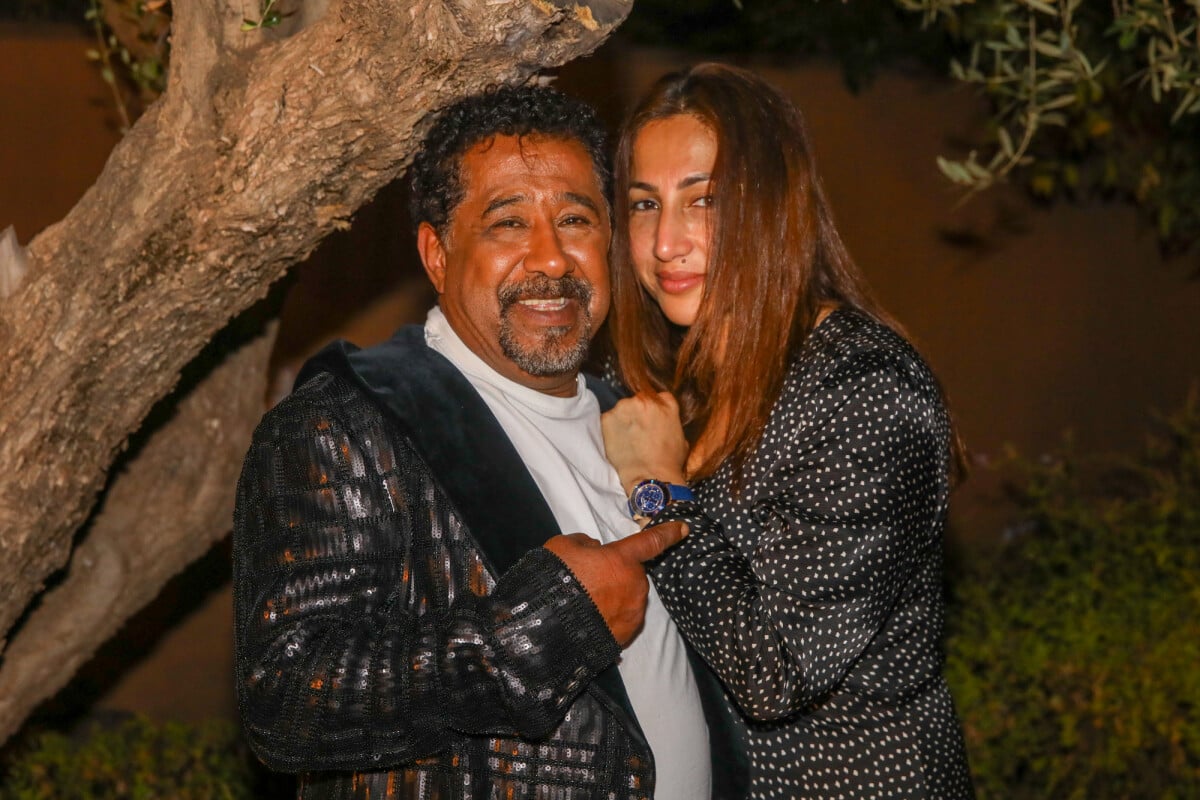 Photo : Exclusif - Khaled et sa femme - Backstage de l'enregistrement de l'émission "La fête de ...