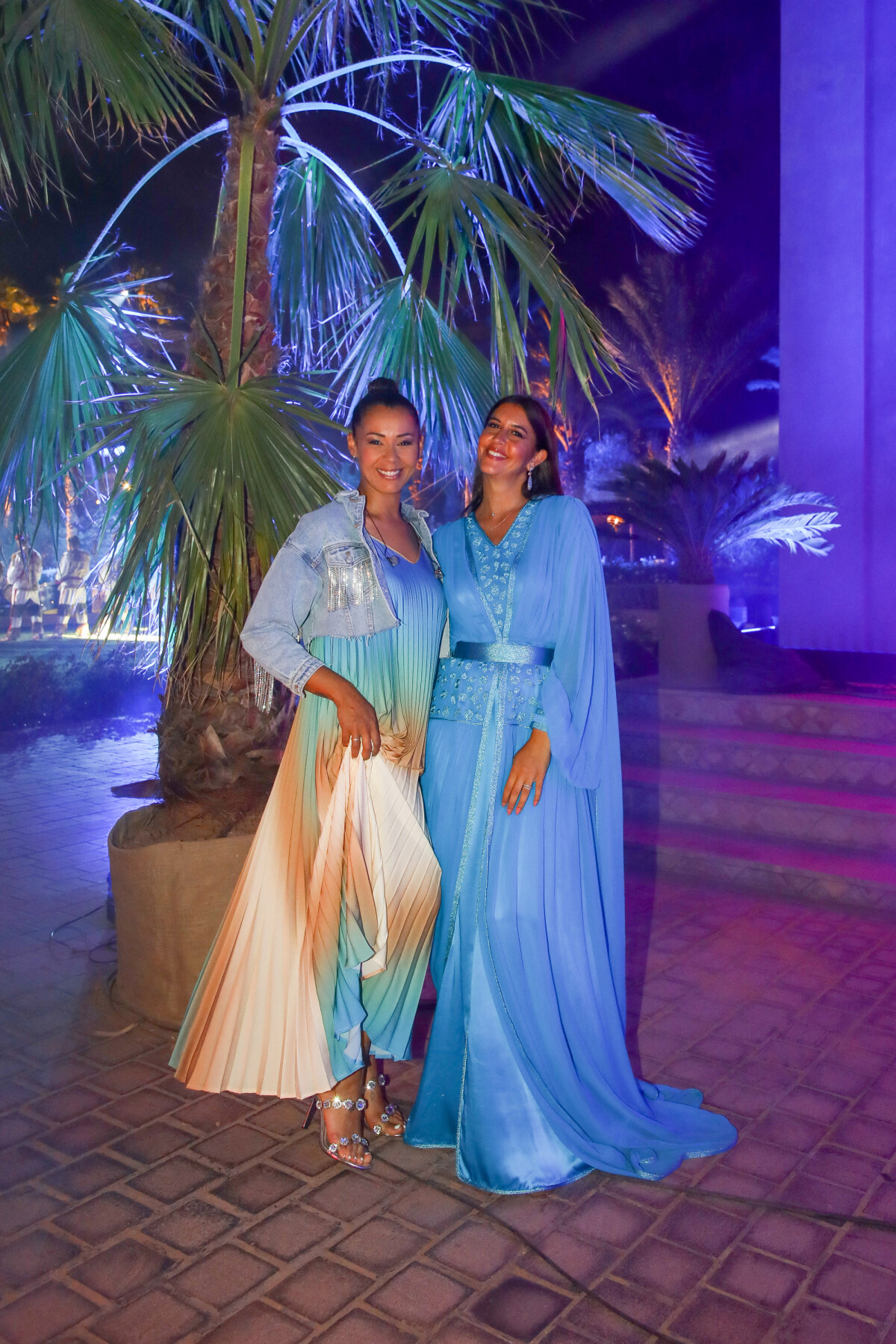 Photo : Exclusif - Chimene Badi et Farrah El-Dibany - Backstage de l ...