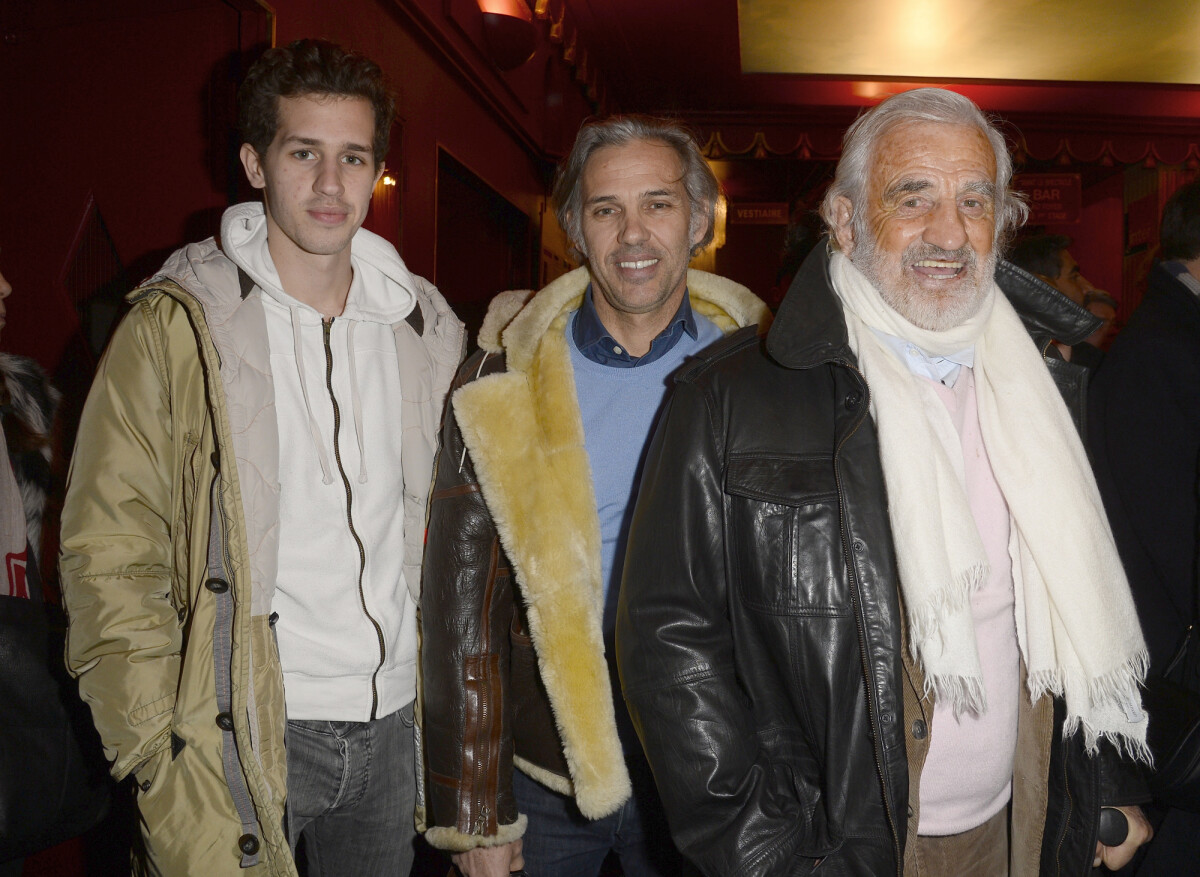 Photo : Exclusif - Jean-Paul Belmondo, Paul Belmondo et son fils Victor ...