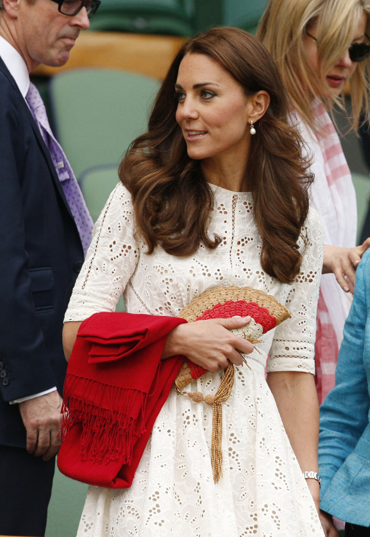 Photo : La duchesse de Cambridge arrive dans la loge royale sur le ...