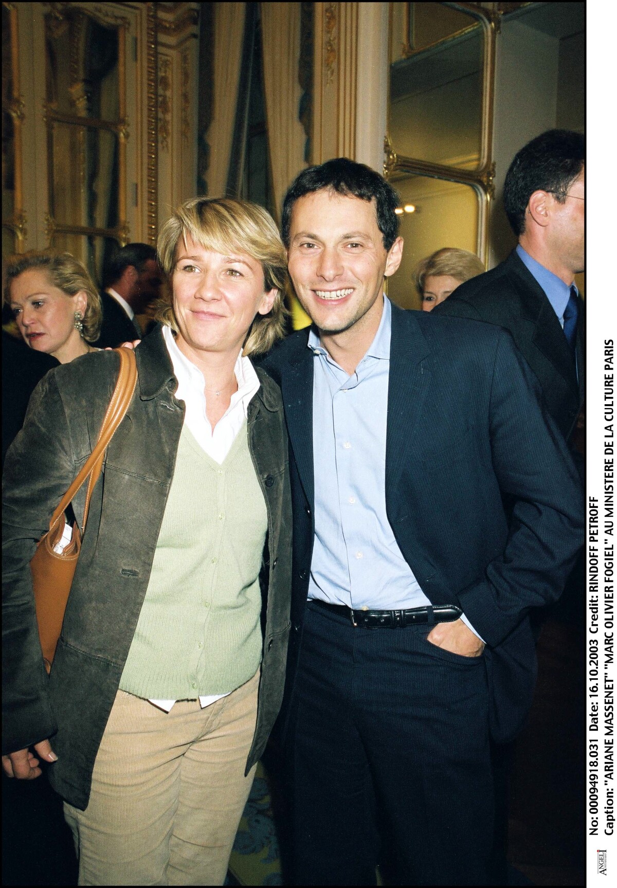 Photo : Ariane Massenet et Marc-Olivier Fogiel - Purepeople