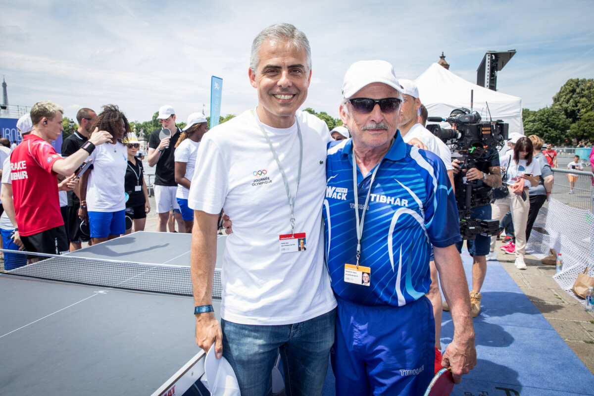 Photo : Jean-Philippe Gatien et Jacques Secrétin - Journée Paris 2024 ...