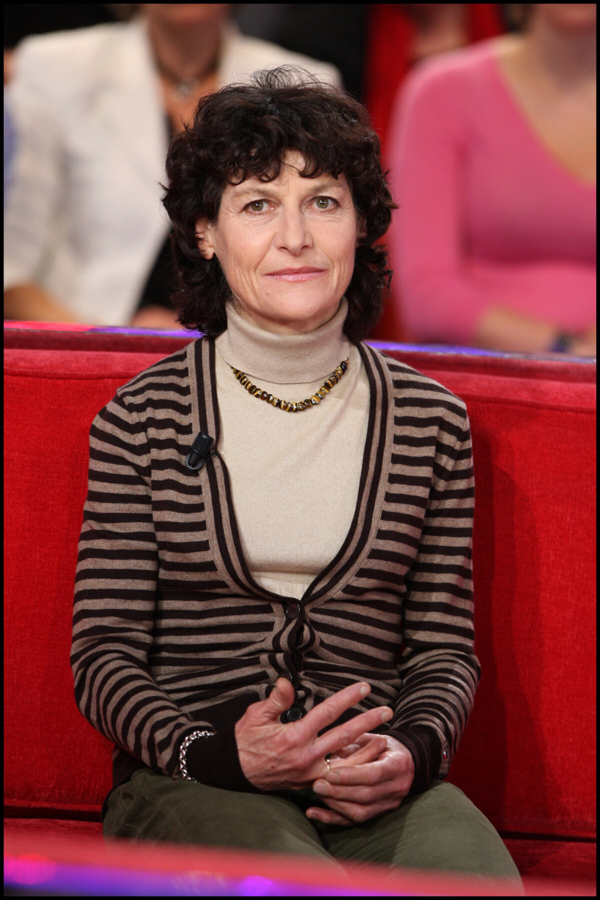 Photo : Jeannie Longo lors de l'enregistrement de l'émission Vivement ...
