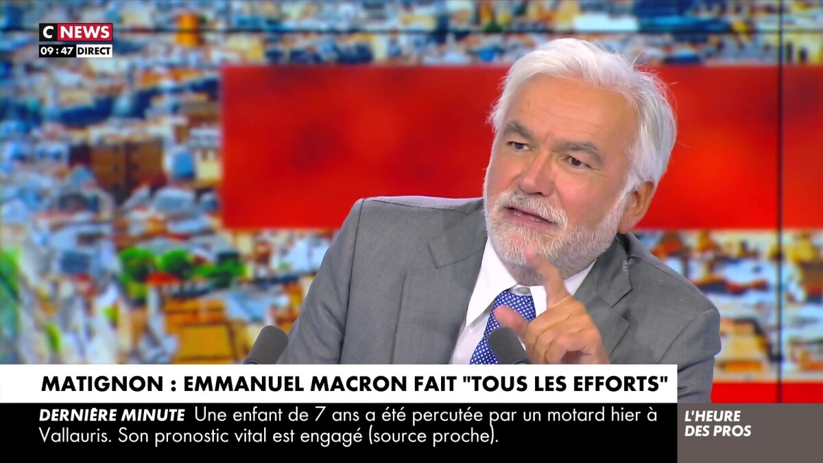 Vidéo : Un invité de Pascal Praud dérape en direct sur CNews - Purepeople