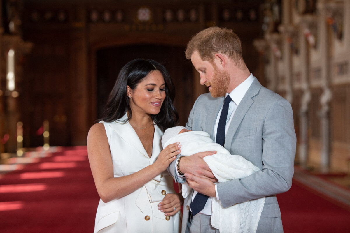 Photo : ... il a fui la Grande-Bretagne avec sa femme Meghan Markle ...