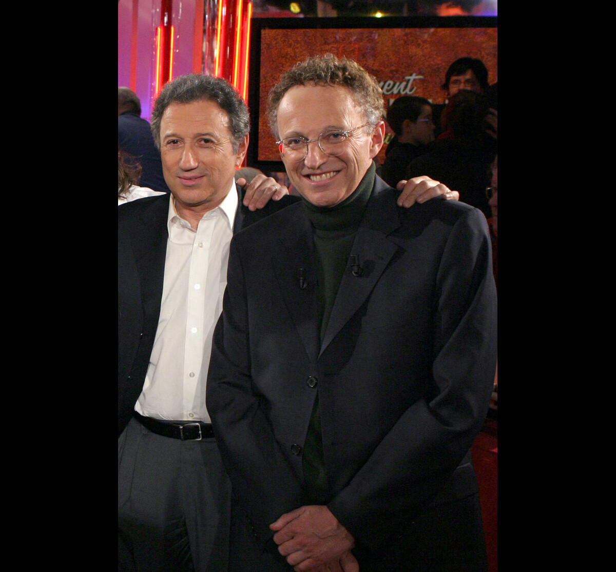 Photo : Les deux hommes sont des figures de la télé publique depuis ...