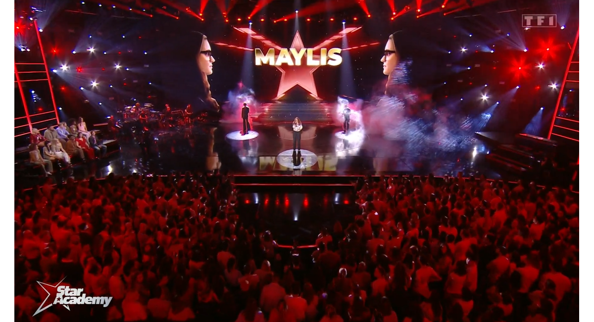 Photo : Maylis lors du prime de la "Star Academy 2024" du 19 octobre ...