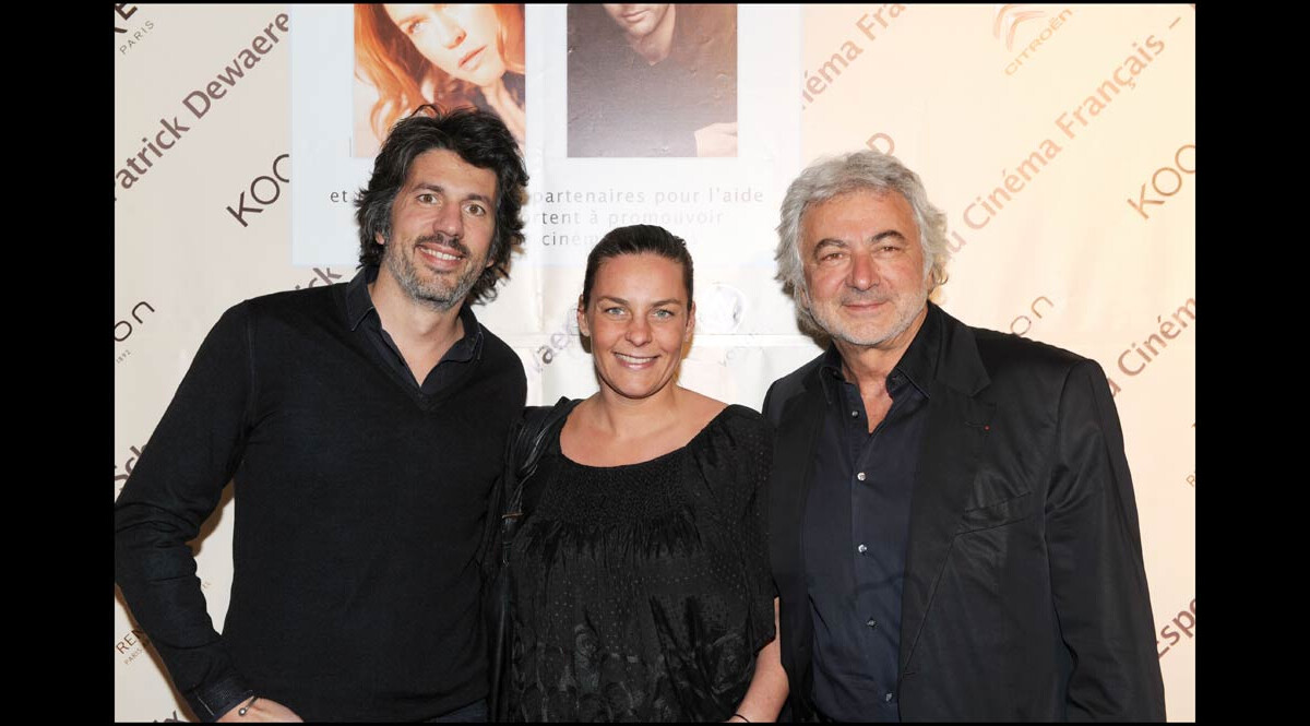 Photo : Franck Provost et ses enfants - Fabien et Olivia -, à l ...