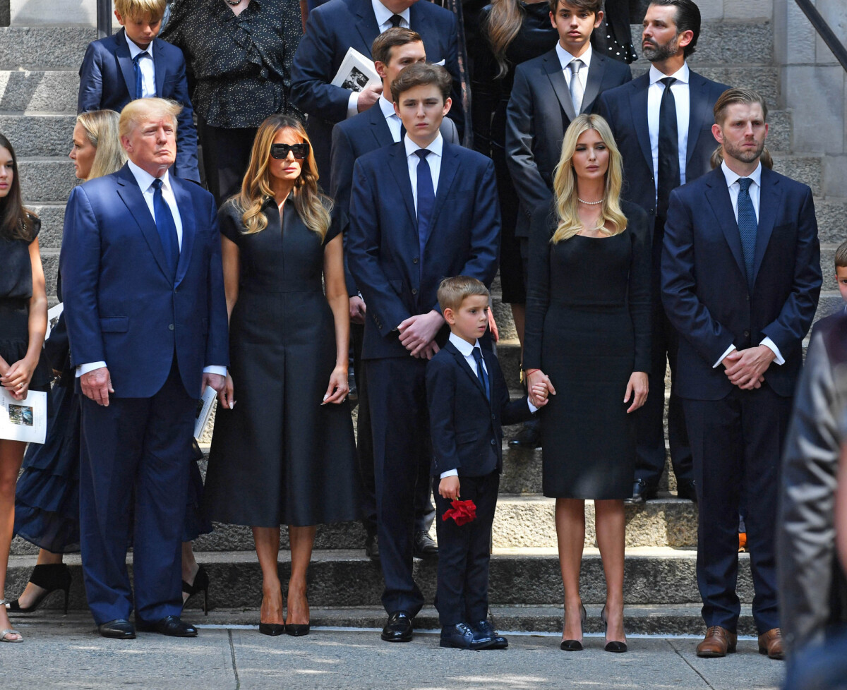Photo : Donald Trump et sa femme Melania Trump, Barron Trump, Ivanka ...