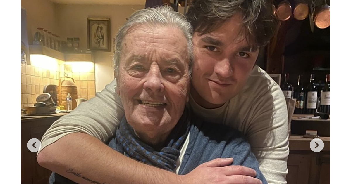 Alain Delon, son fils Alain-Fabien a connu des moment difficiles : "J ...