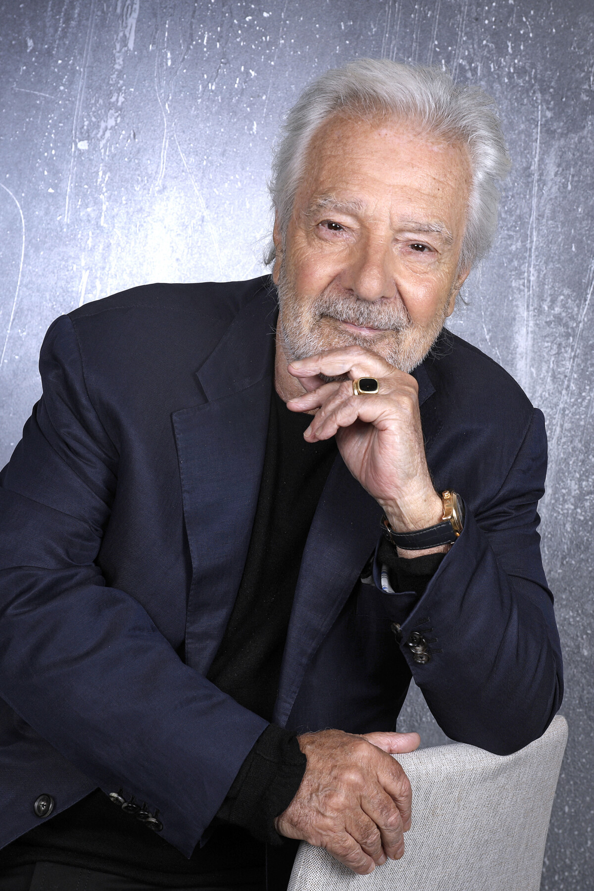 Photo : Exclusif - Portrait de Pierre Arditi lors de l'enregistrement ...
