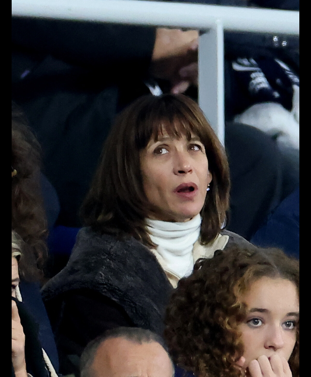 Photo : Sophie Marceau - People des les tribunes de la coupe du Monde ...