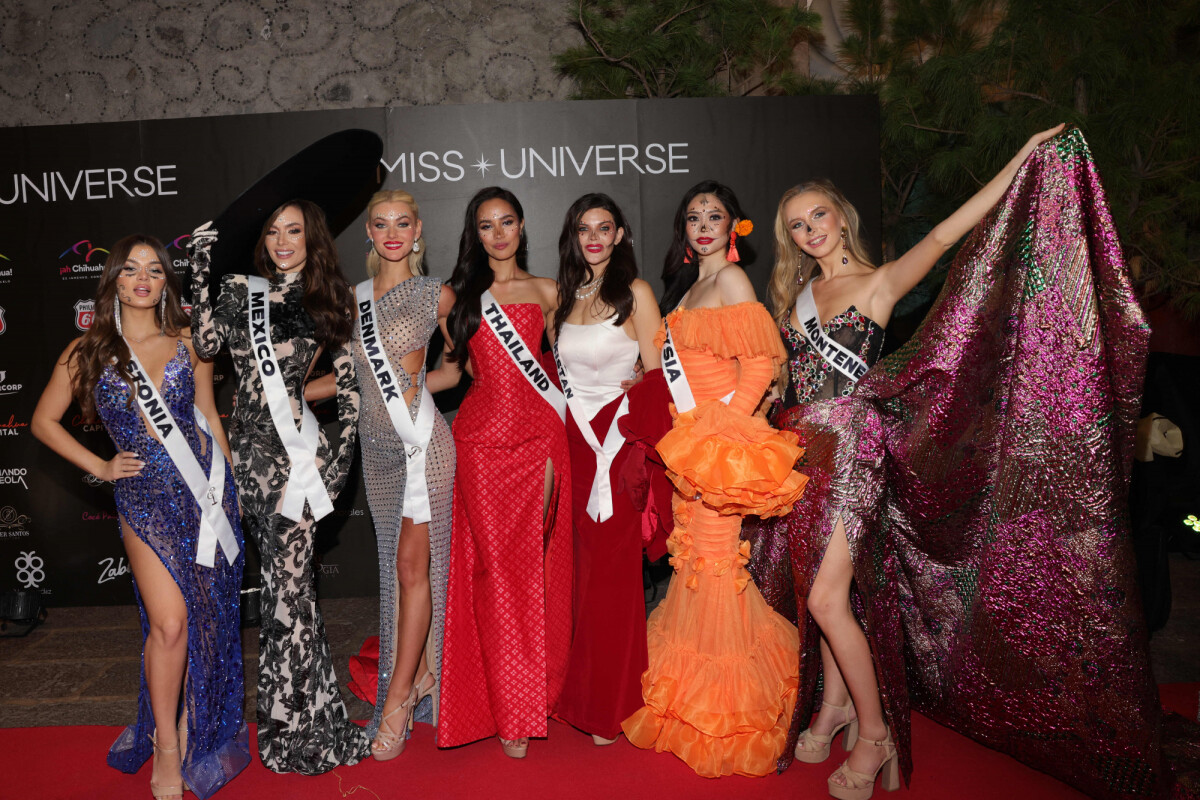 Photo : Plusieurs miss, dont Miss Danemark, lors de l'élection de Miss ...