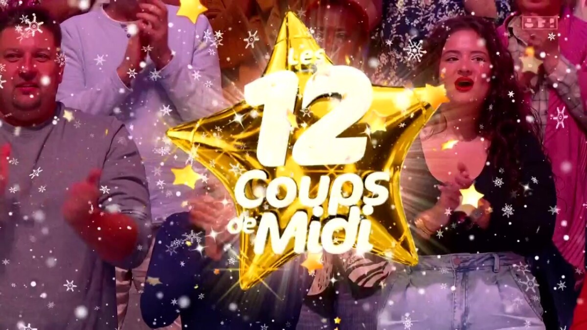 Photo : Chaque jour, Jean-Luc Reichmann présente "Les 12 coups de midi ...