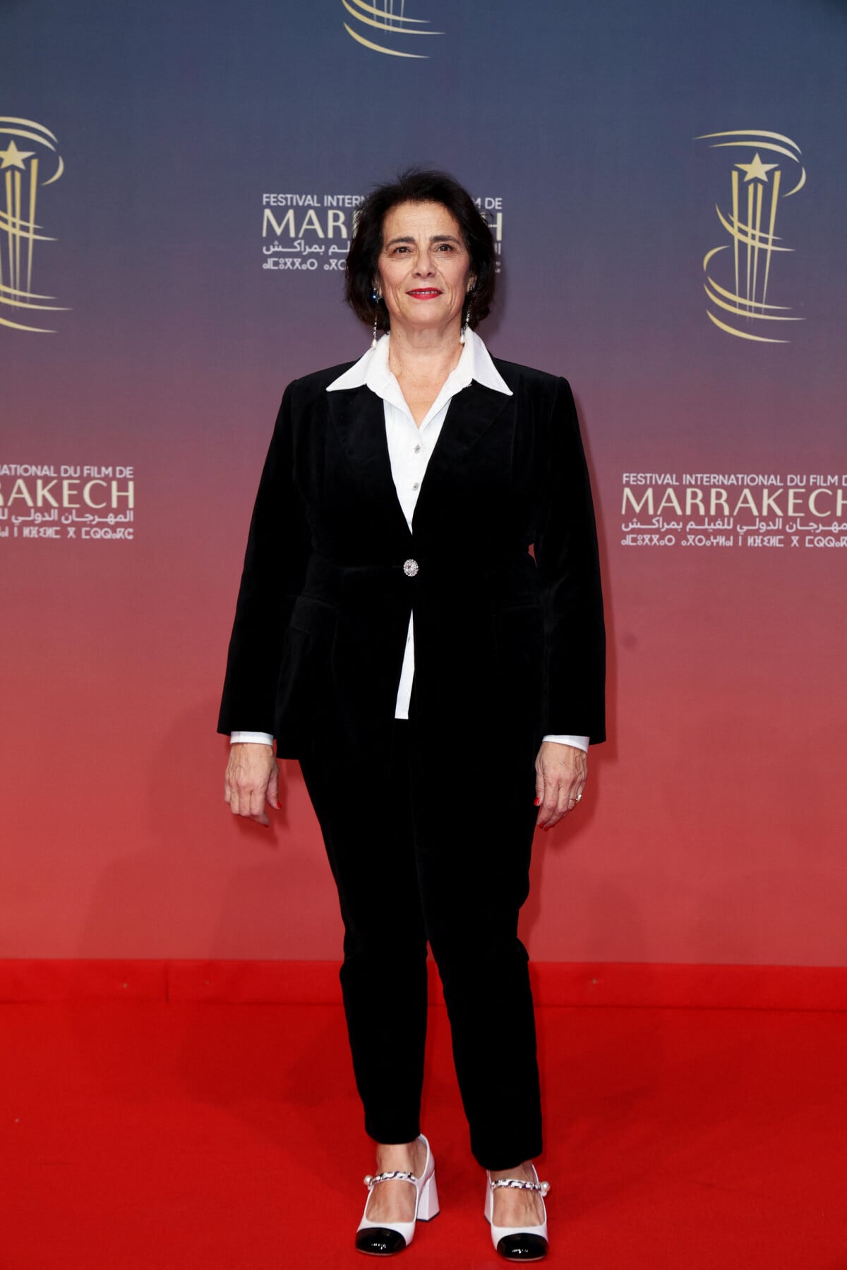 Photo : L'actrice Hiam Abbass a choisi le chic d'un tailleur avec une ...