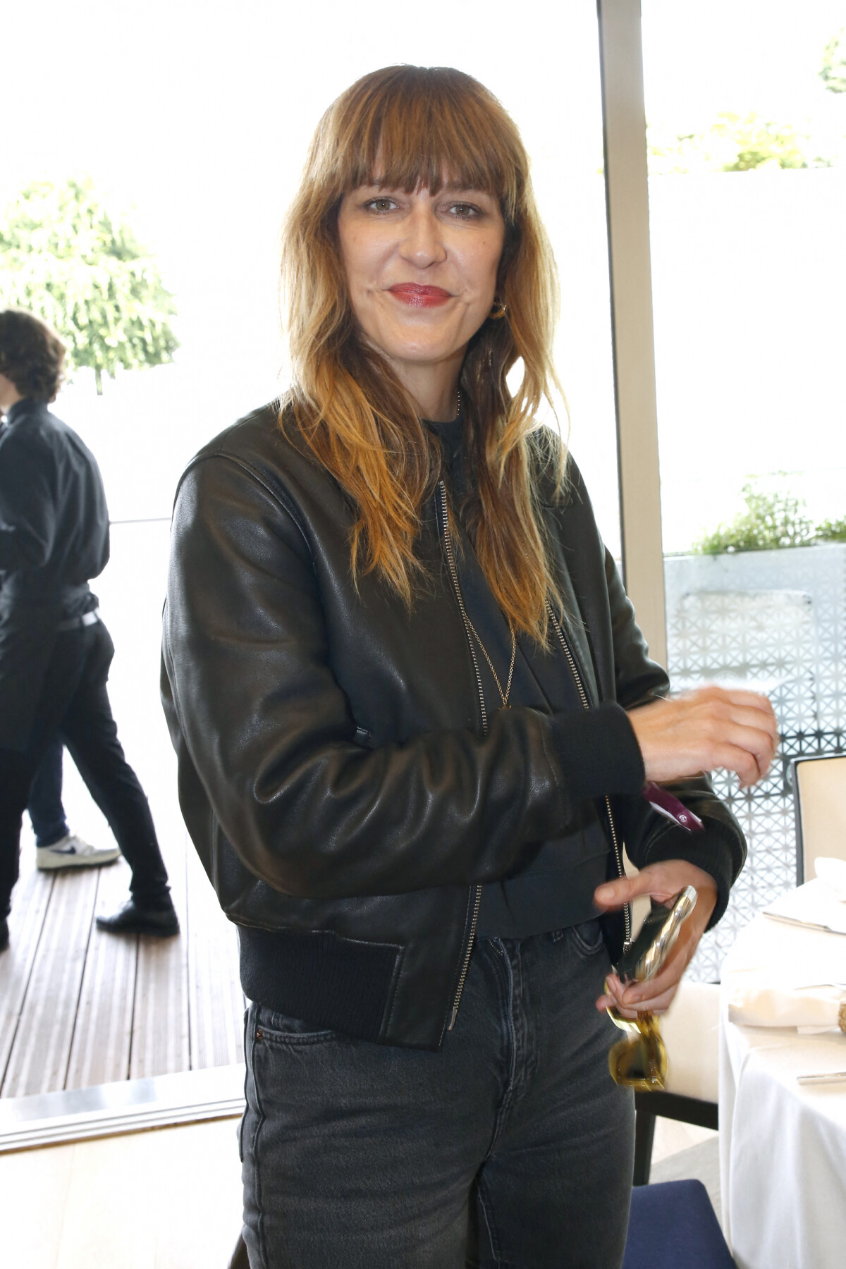 Photo : Exclusif - Daphné Bürki au déjeuner dans la loge de France TV ...