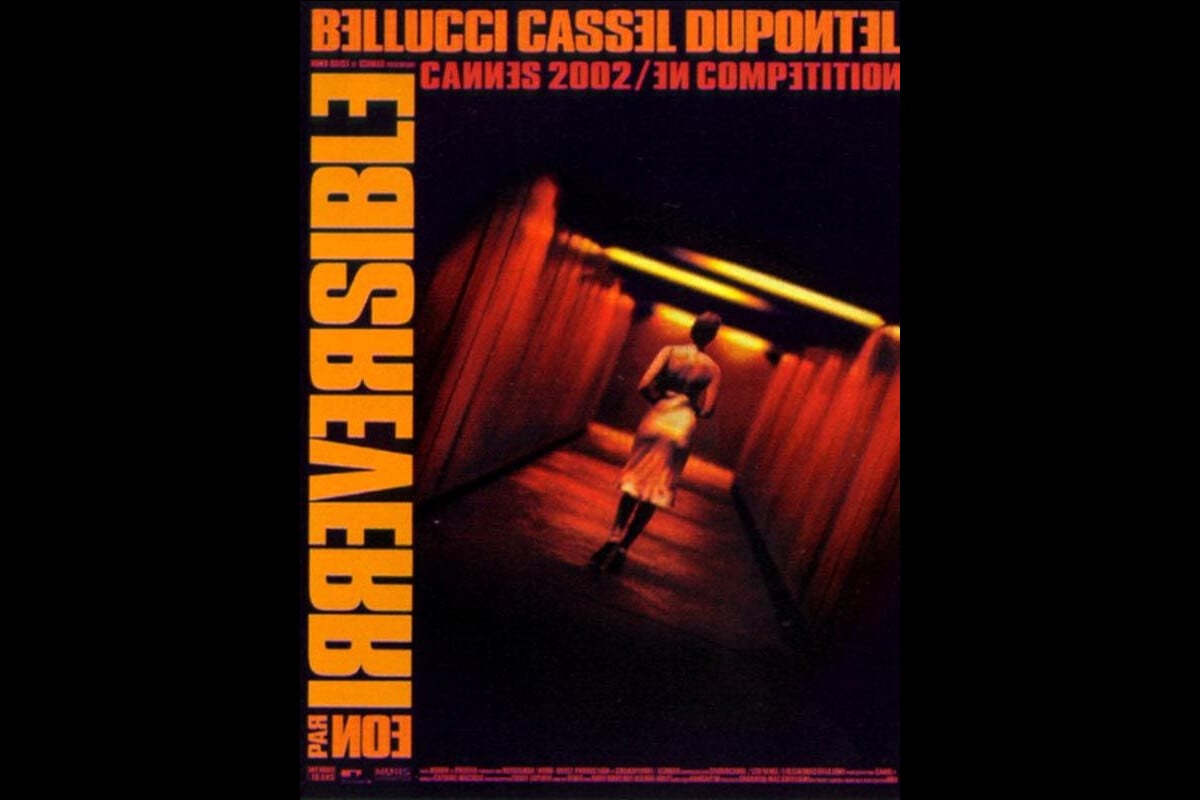 Photo : L'affiche du film Irréversible de Gaspard Noé. - Purepeople