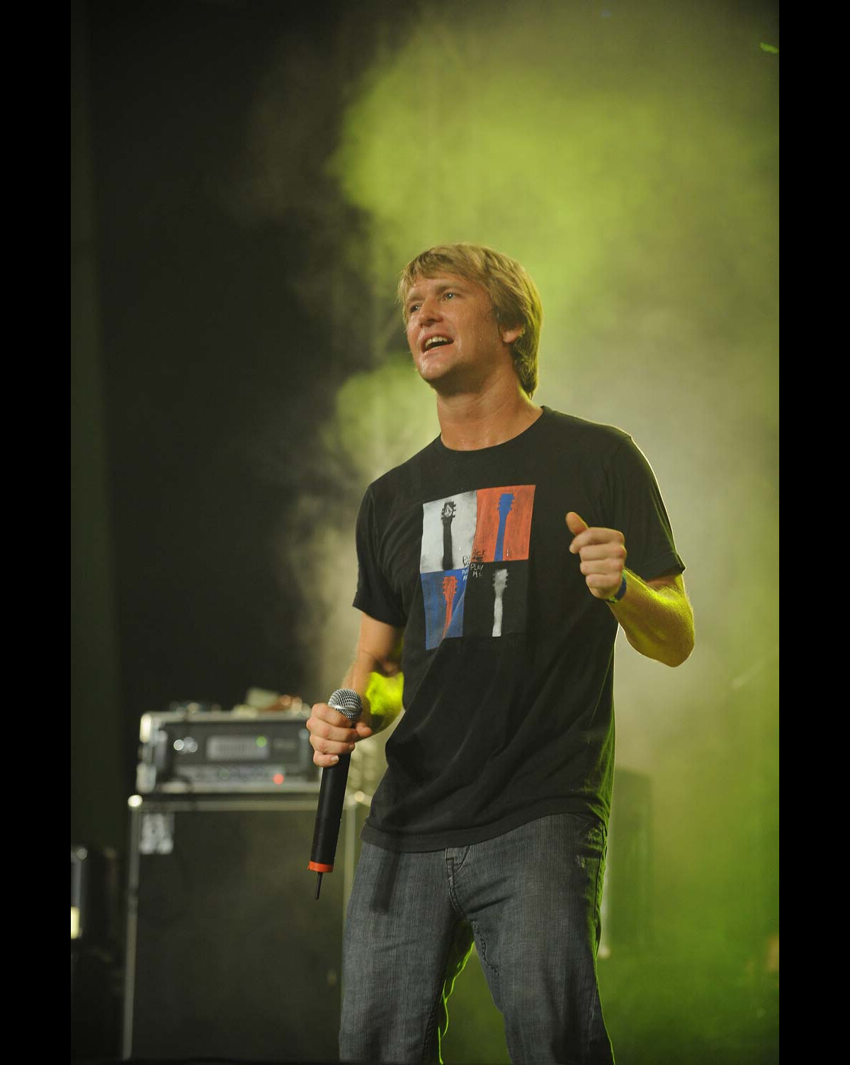 Photo : Tom Frager à la 12e Fête de l'espoir, à Genève, le 12 mai 2010 ...