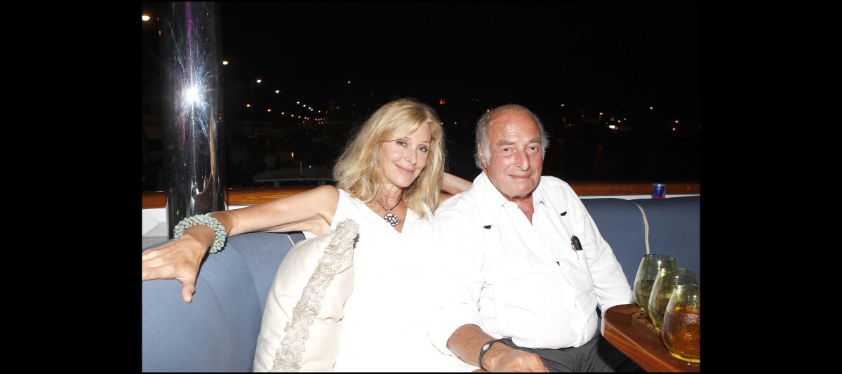 Photo : Marc Rich et son épouse sur le yacht de Denise Rich, à Saint ...