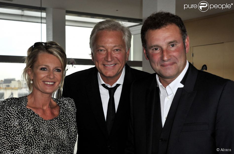 Pierre Sled, sa femme Soohie Davant et Laurent Boyer - Purepeople