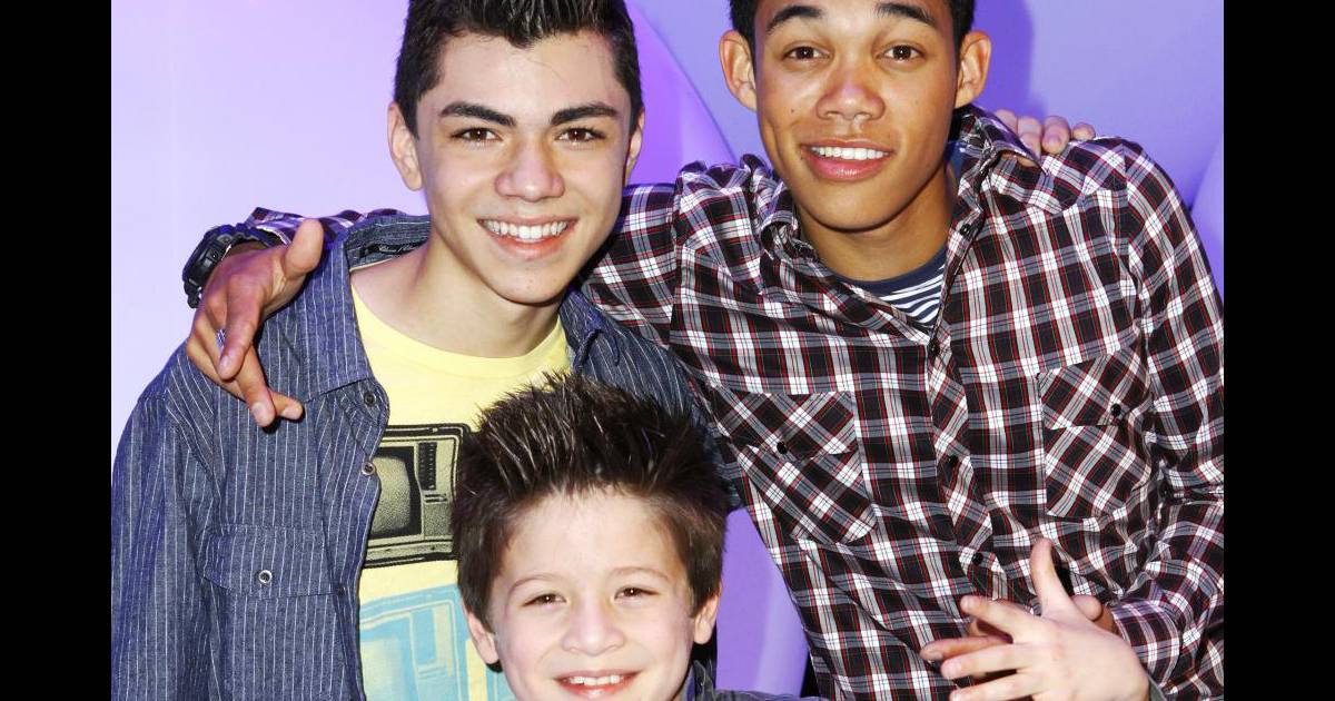 Adam Irigoyen, Roshon Fegan et Davis Clevelandlors à la soirée Disney ...