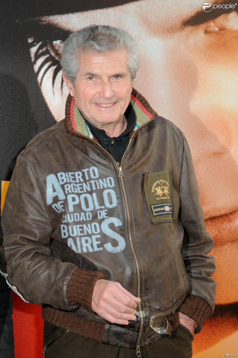 Claude Lelouch à l'occasion du vernissage de l'exposition Stanley ...