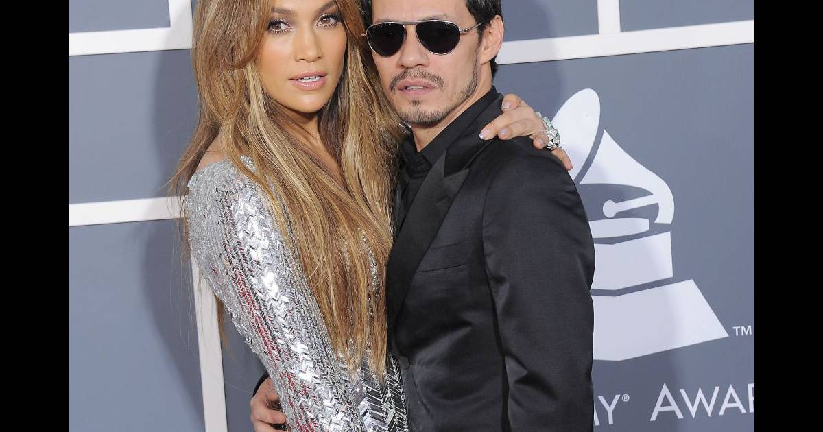 Jennifer Lopez et son mari Marc Anthony le 13 février 2011 à Los ...