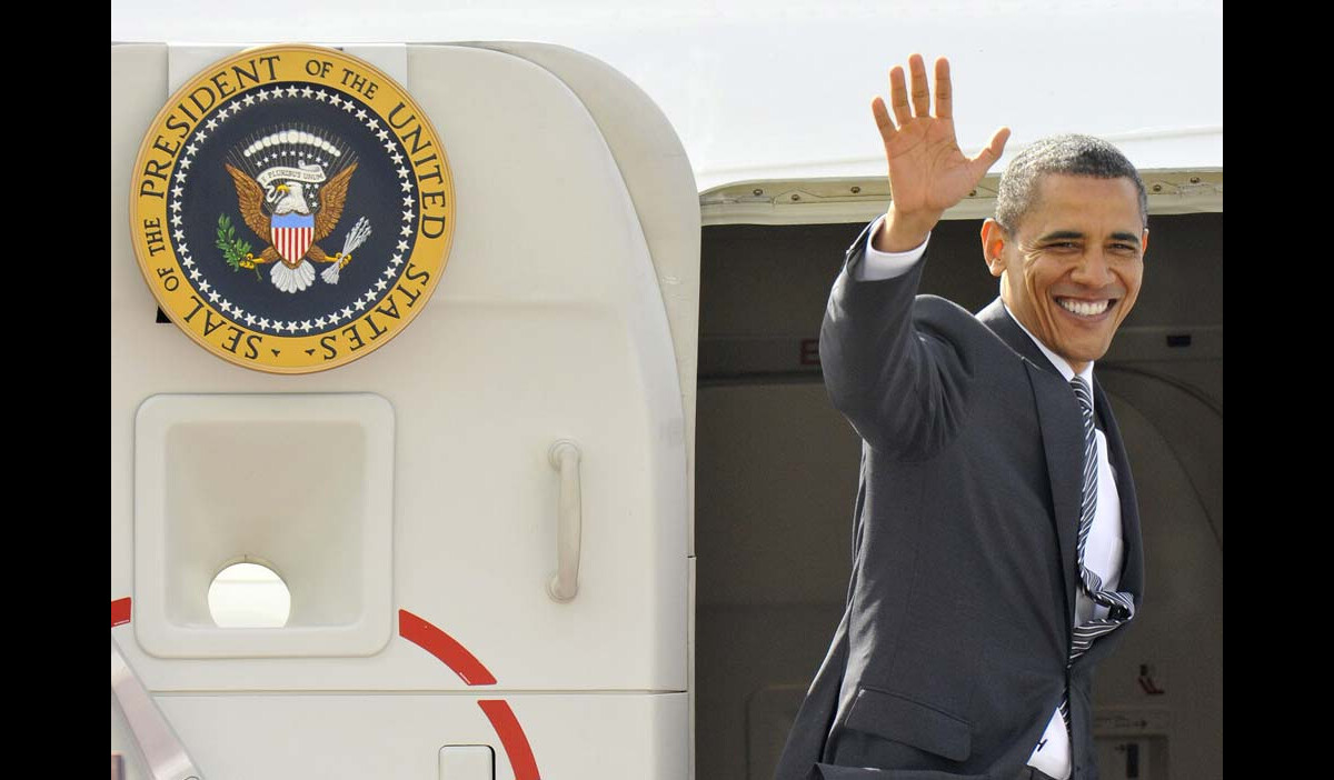 Photo : Barack Obama salue une dernière fois le Royaume-Uni à l ...