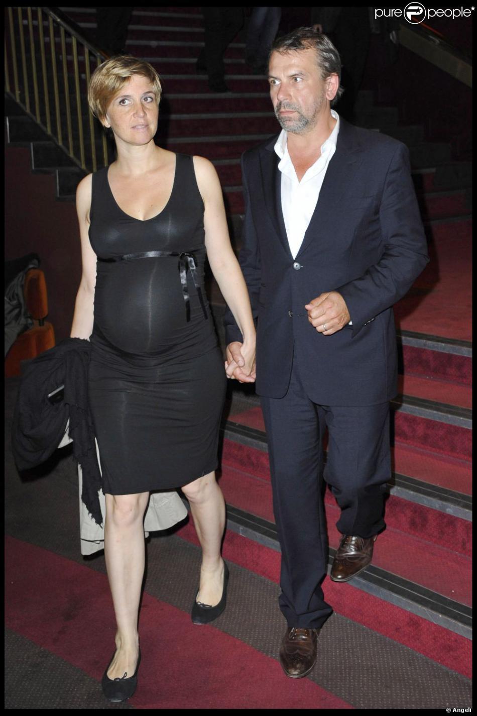 Philippe Torreton et sa femme Elsa Boublil attendant un heureux ...
