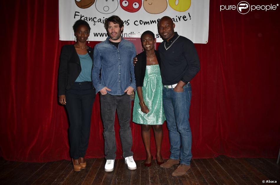 Aïssa Maïga, Jalil Lespert, Rokhaya Diallo et Jimmy Jean-Louis lors des ...