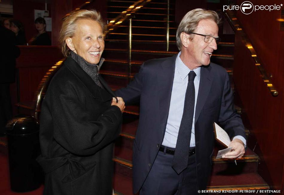 Christine Ockrent et Bernard Kouchner à la représentation Montagnes ...