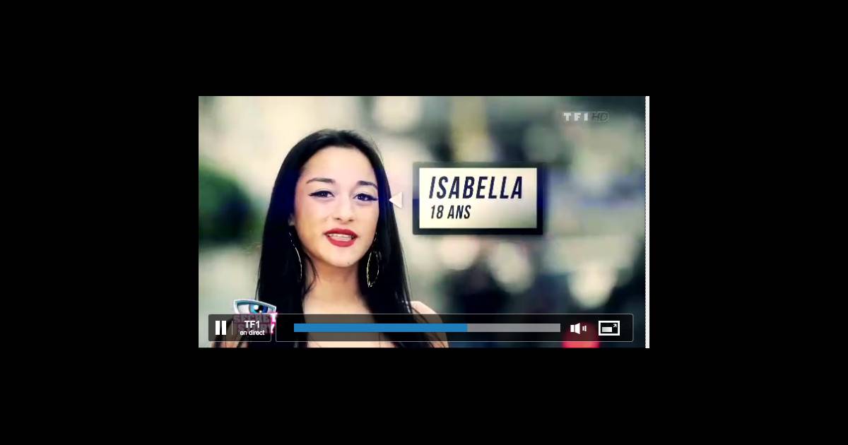 Portrait d'Isabella dans Secret Story 6, vendredi 25 mai 2012 sur TF1 ...