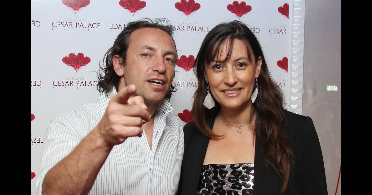 Philippe Candeloro et son épouse Olivia à la présentation de la revue ...