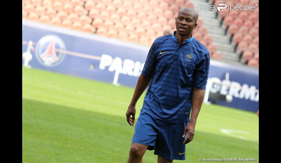 Amara Simba le 25 juin au Parc des Princes à Paris pour un match de ...