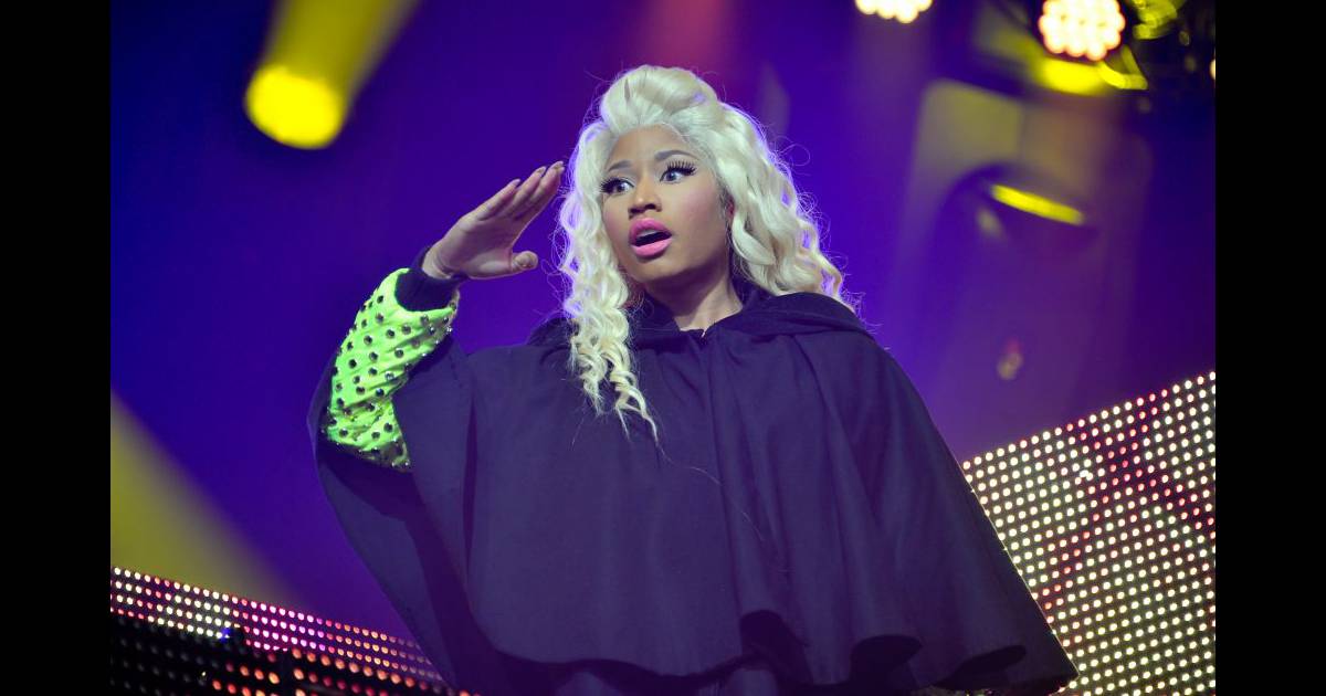 Nicki Minaj sur la scène du Zénith de Paris. Le 6 juillet 2012 ...
