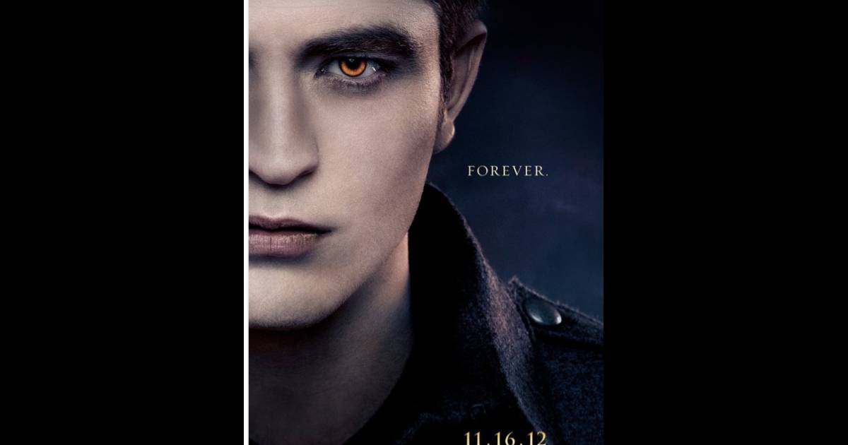 Poster teaser de Twilight - chapitre 5 - Révélation (2ème partie) avec ...