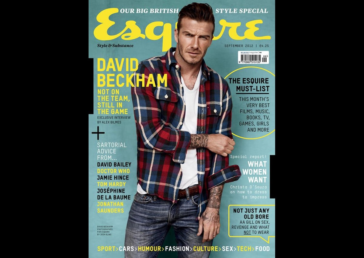 Photo : David Beckham photographié par Josh Olins pour le numéro de ...
