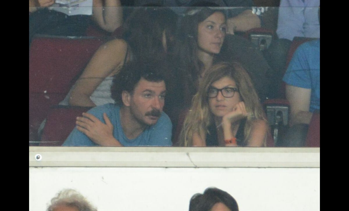 Photo : Michaël Youn et Isabelle Funaro dans les tribunes du Parc des ...
