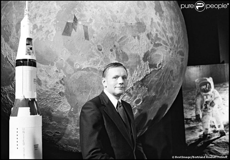 Neil Armstrong, en 1979 à Paris - Purepeople