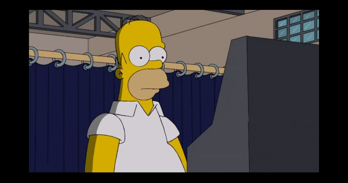 Les Simpsons : Homer vote Mitt Romney à la présidentielle américaine ...
