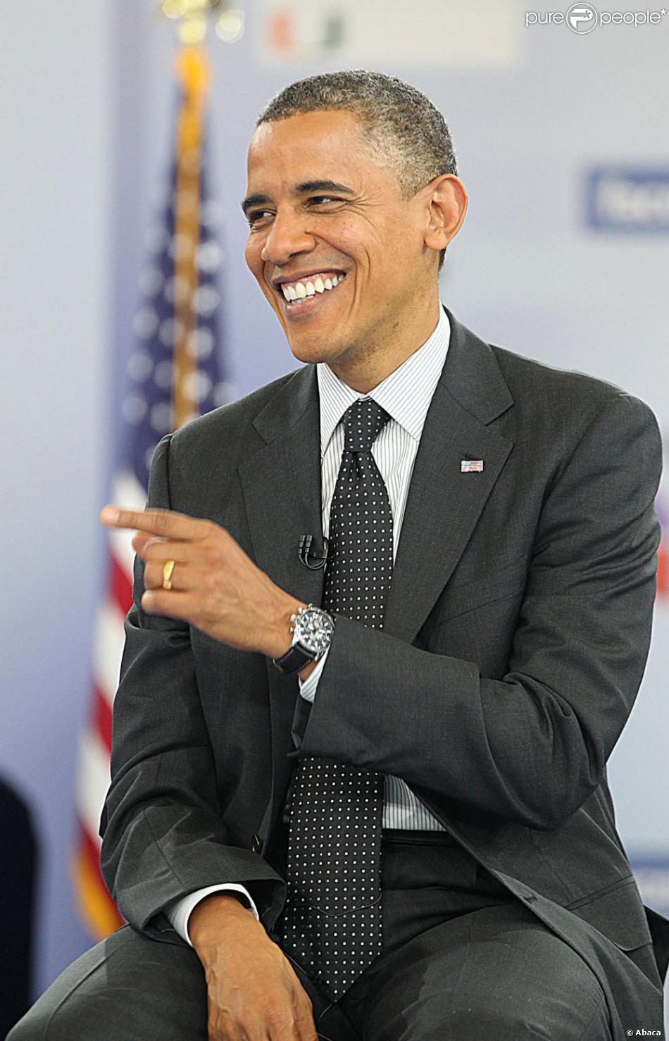 Barack Obama à Miami le 20 septembre 2012. - Purepeople