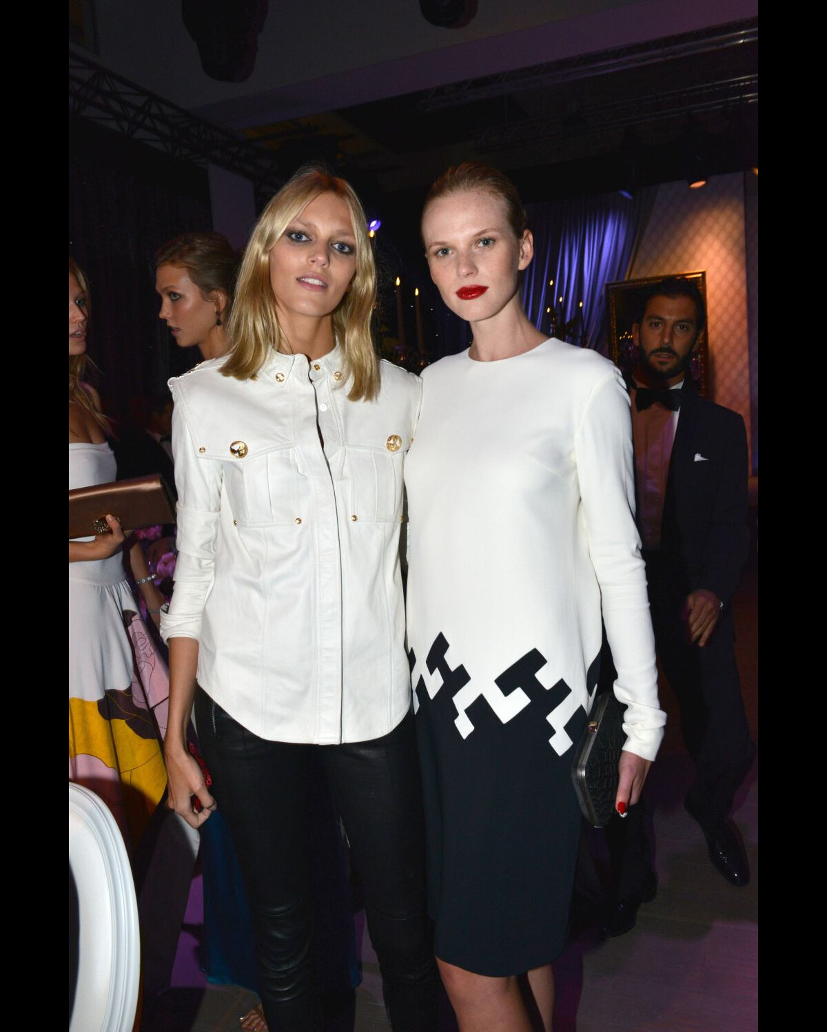 Photo : Anja Rubik et Anne V assistent à la soirée anniversaire de ...