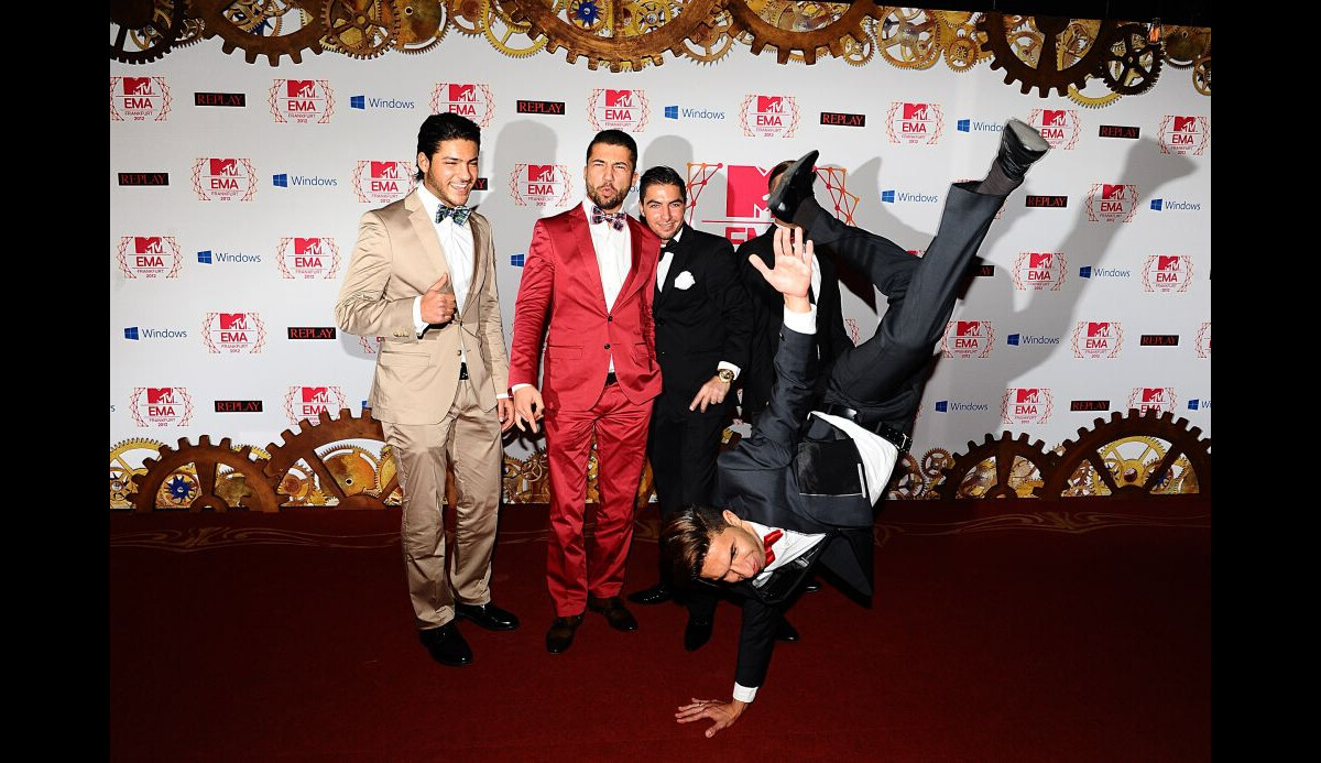 Photo : The Party Brothers lors des MTV EMA's 2012 Europe Music Awards ...