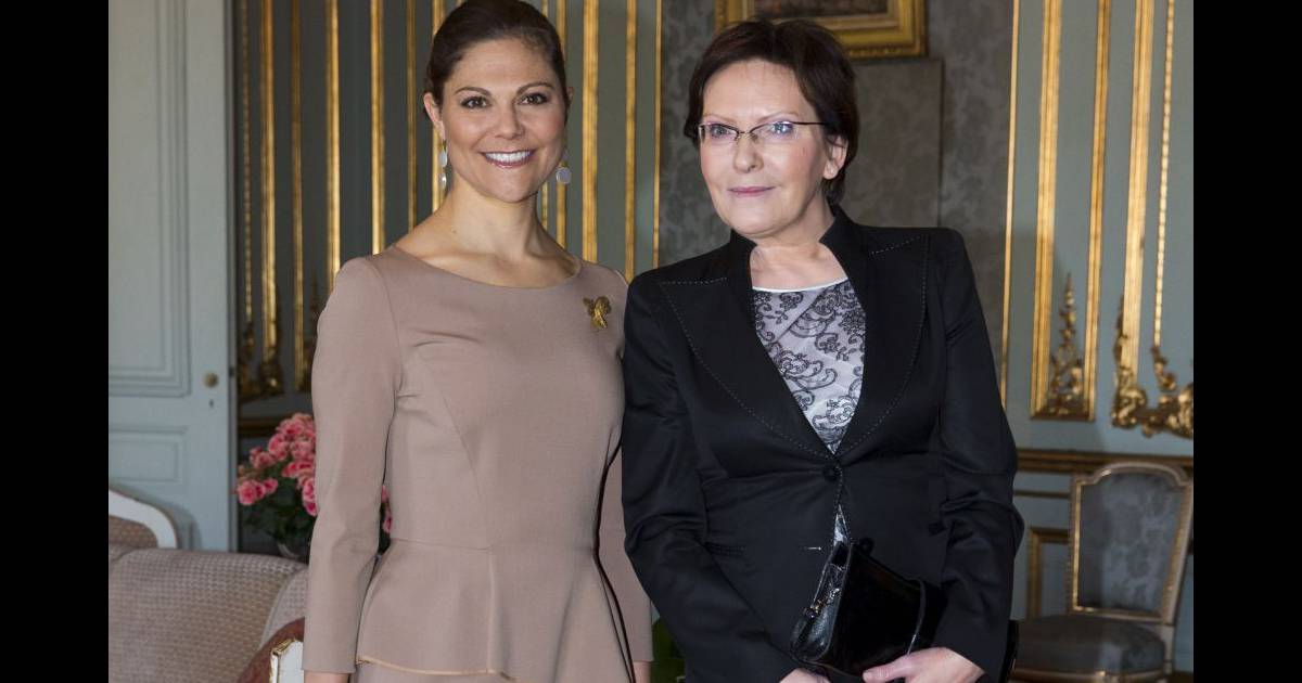 Princesse Victoria : Superbe pour un rendez-vous politique au palais ...